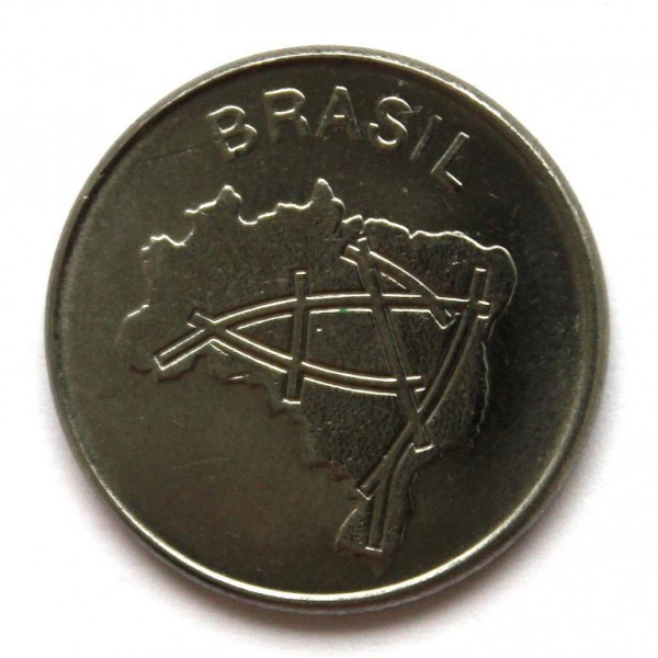 БРАЗИЛИЯ 10 крузейро 1984 (KM# 592.1) UNC КАРТА БРАЗИЛИИ - купить в интернет-магазине OZON с ...