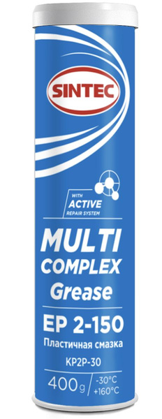 Универсальная высокотемпературная смазка SINTEC MULTI COMPLEX GREASE EP 2-150, 400 мг - купить в ...