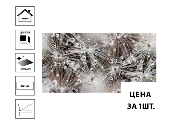 Плитка керамическая Belani Джерси 60 см x 30 см, белый - купить плитку ...