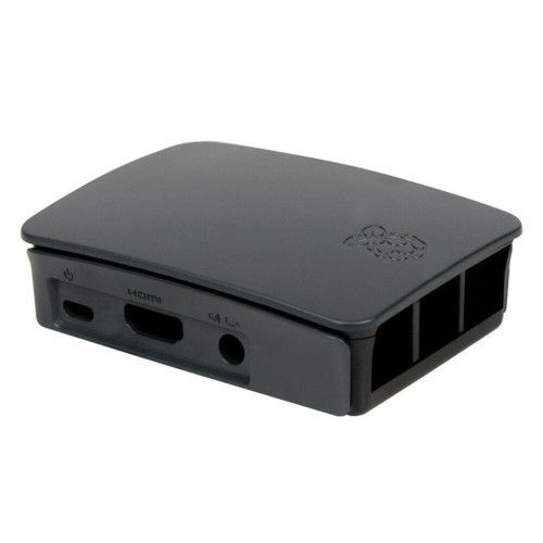 Raspberry Pi Компьютерный корпус 3 Model B Official Case BULK, Black/Grey, для 3 Model B/B+ (909 ...