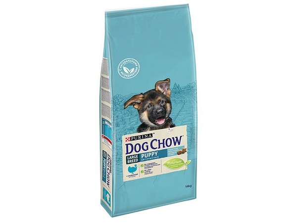 Сухой корм DOG CHOW Puppy Junior 14 кг с индейкой для щенков крупных ...