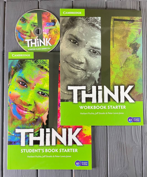 Think Starter. Student's Book and Work Book учебник + рабочая тетрадь+CD диск /Комплект учебник ...