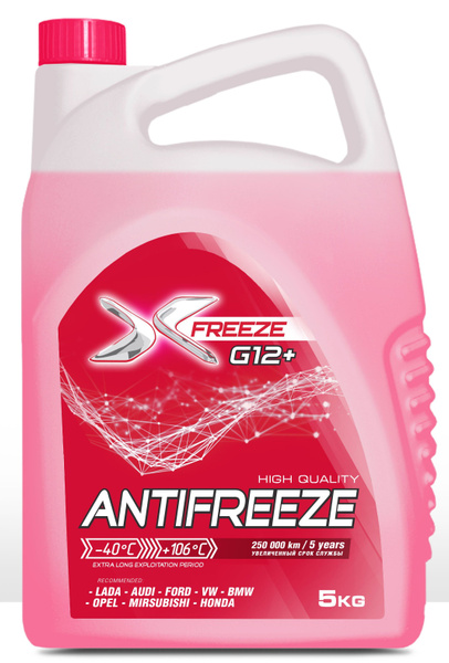 X-Freeze Антифриз до -40°С, 4.68 л купить на OZON по низкой цене ...