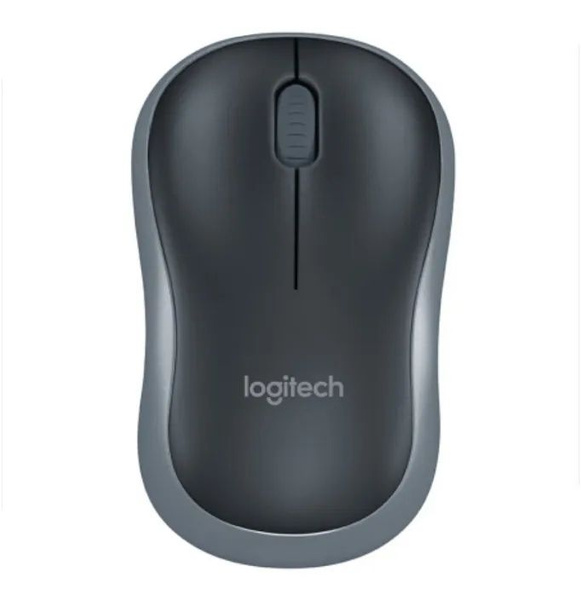 Мышь беспроводная Logitech G Logitech M185 Logitech M185, черно-серый ...