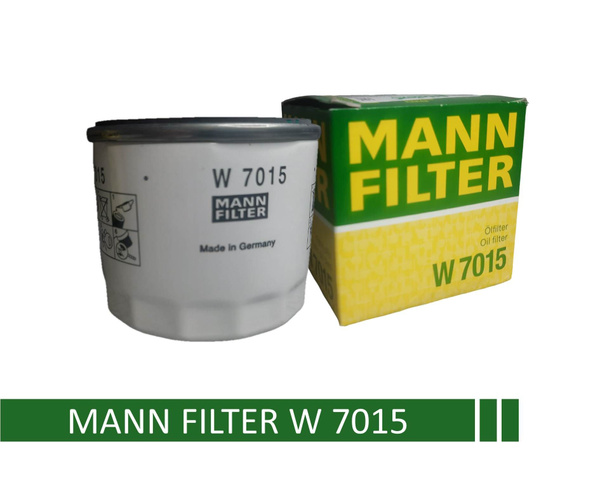 Фильтр масляный MANN FILTER W7015 арт. W7015 - купить по выгодным ценам в интернет-магазине OZON ...