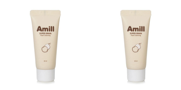 Amill Пенка для умывания с зерновыми экстрактами Amill Super Grain ...