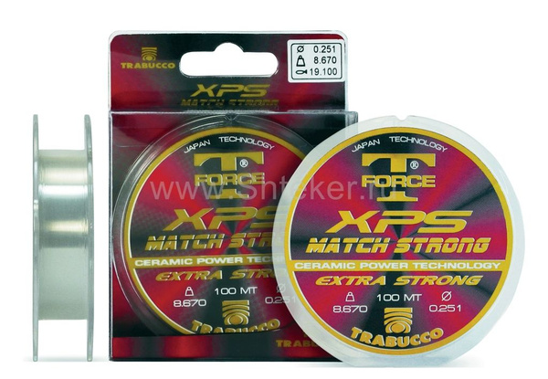 Монофильная леска для рыбалки TRABUCCO T-FORCE XPS MATCH EXTRA STRONG ...