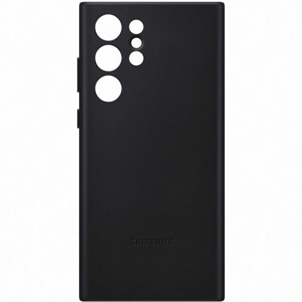 Чехол Samsung Leather Cover S22 Ultra черный (EF-VS908) - купить с ...