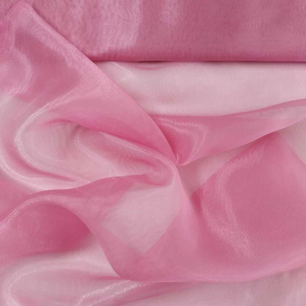 Ткань для шитья Органза плательная - цвет пудровый 1*1.5м - купить с ...