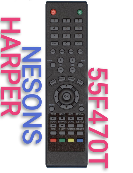 Пульт ДУ HUAYU Пульт 55F470T для телевизоров HARPER и NESONS - купить ...