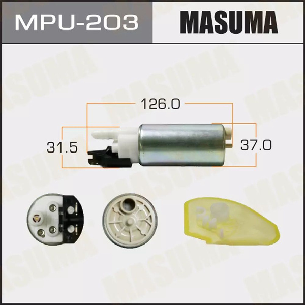 Бензонасос Masuma MPU-203 OEM 17040-AX000, 17040-AX010, 17040-AX01A ...