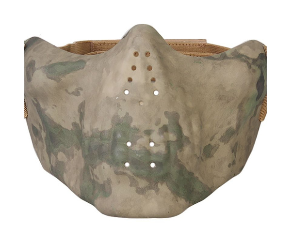 Маска защитная EmersonGear Skull Style Nylon Half Face Mask (Green Camo ...