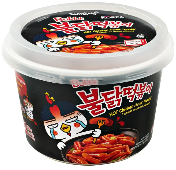 Рисовые клецки (палочки) Samyang Hot Chiken Flavor Topokki топокки ...