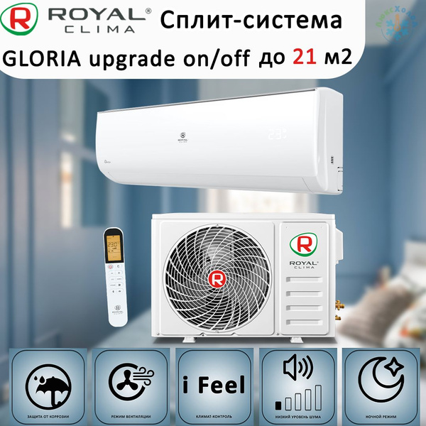 Кондиционер Royal Clima Gloria upgrade RC-GL22HN до 21 м2 - купить по ...