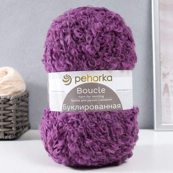 Пехорский текстиль, Пряжа, Буклированная, 30% мохер/20% шерсть/50% ...