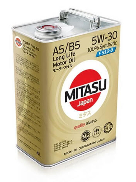 Масло моторное MITASU 5W-30 Синтетическое - купить в интернет-магазине ...