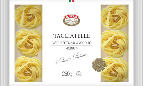 Изделия макаронные AIDA Tagliatelle Гнезда, 250г - купить с доставкой ...