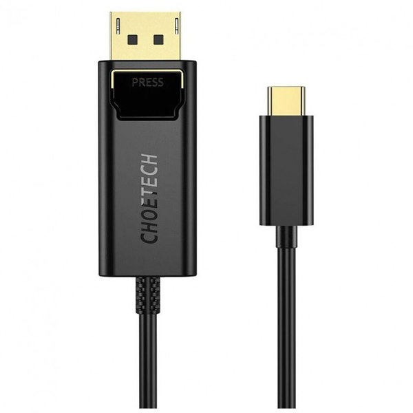 Кабель DisplayPort, USB Type-C Choetech USB-C to DisplayPort 4K PVC 1 ...