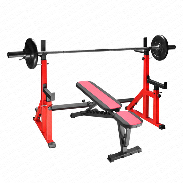 Силовая скамья RaySport Скамья/стойки со страховкой-2 купить по выгодной цене в интернет ...