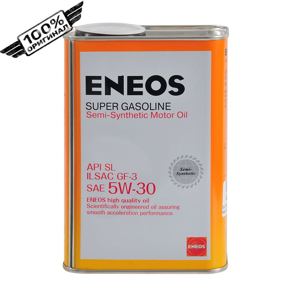 Масло моторное ENEOS 5W-30 Полусинтетическое - купить в интернет ...