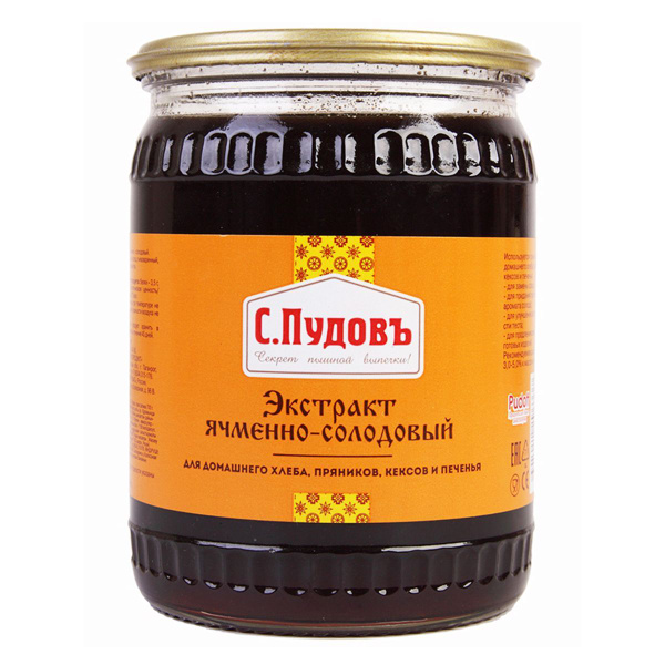 Пудовъ экстракт ячменно-солодовый, 700 г - купить с доставкой по ...