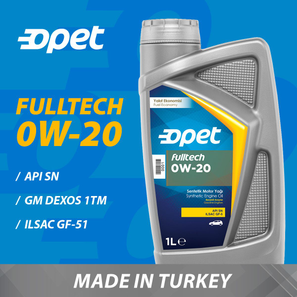 Масло моторное opet 0W-20 Синтетическое - купить в интернет-магазине ...
