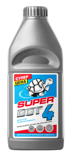 Жидкость тормозная Turtle Race SUPER DOT-4_990249 DOT 4 - купить по доступной цене в интернет ...