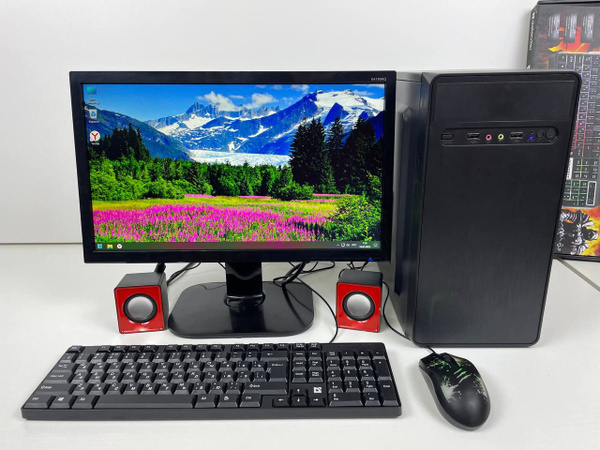 Моноблок 19" Компьютерс Компьютер Intel 4 ядра/4GB/SSD-128/Монитор-19 ...