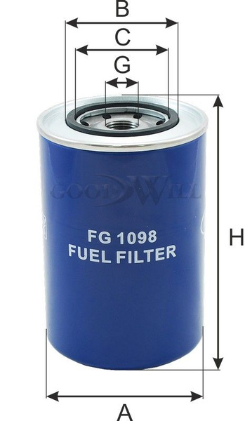 Фильтр топливный Goodwill FG 1098 - купить по выгодным ценам в интернет ...