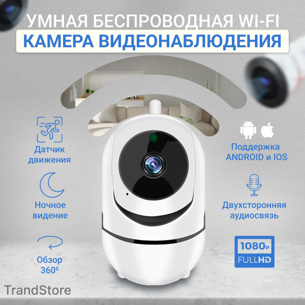 Камера видеонаблюдения камера wifi_Камера wifi няня - купить по низким ...