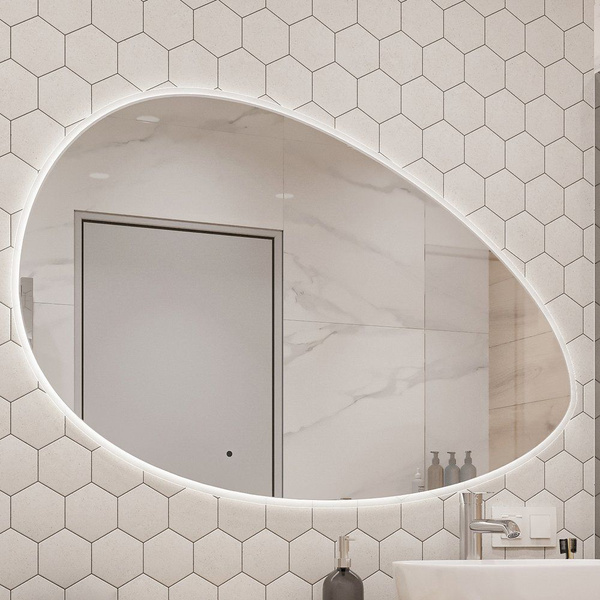 Зеркало для ванной STWORKI "AG00047753", 80 см х 120 см купить c доставкой на OZON по низкой ...