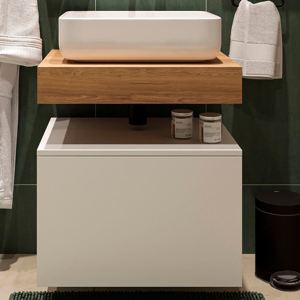 Столешница STWORKI Ольборг 60 дуб французский, без отверстий,, с тумбой 60 купить на OZON по ...