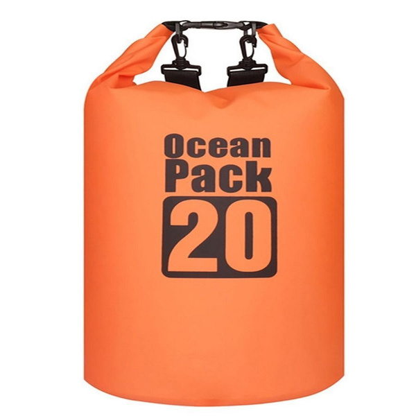 Гермомешок Ocean Pack Водонепроницаемый, оранжевый 20л - купить по ...