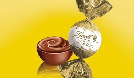 Развесные шоколадные конфеты Lindt MARC DE CHAMPAGNE Milk Chocolate в ...