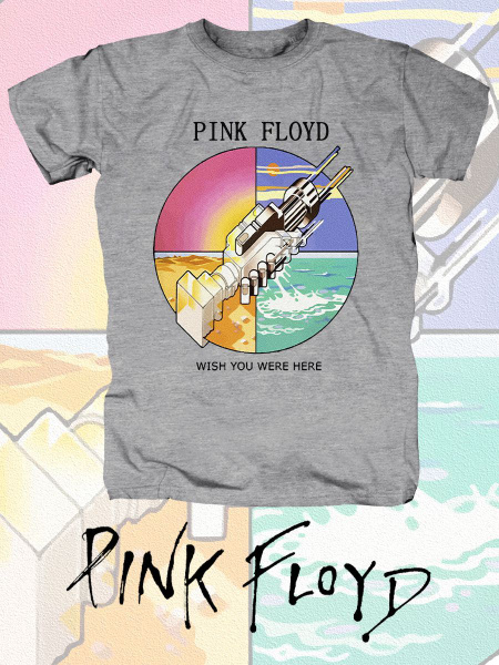 Футболка Rock Merch, размер 48, цвет светло-серый, 100% хлопок - купить ...