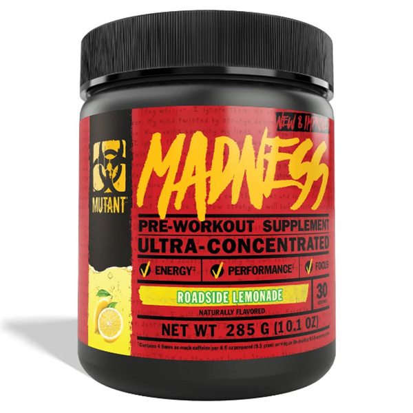 Предтренировочный комплекс Mutant Madness 225 гр Лимонад - купить с ...