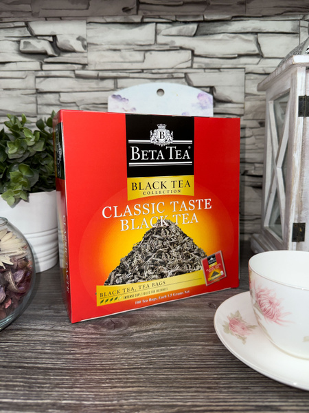 Чай BETA TEA (Бета Тиа) чёрный 100 пакетиков - купить с доставкой по ...