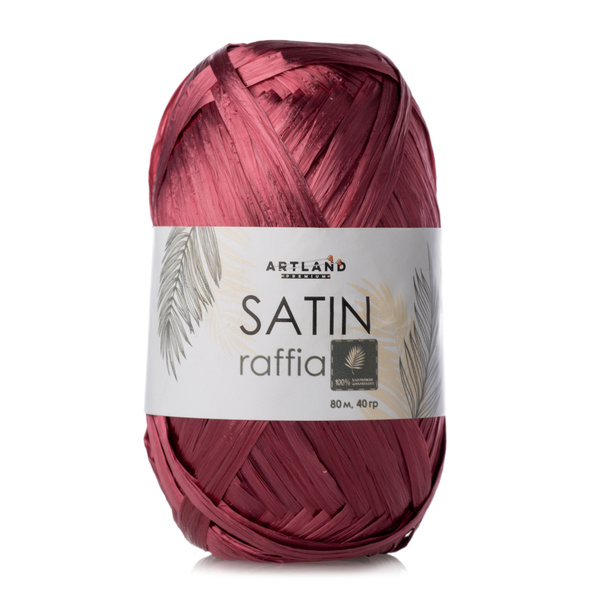Пряжа для вязания Artland Raffia Satin, 3 мотка (80 м, 40 гр)/ Рафия ...