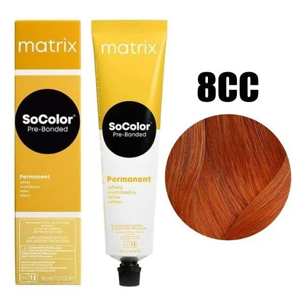 Matrix SOCOLOR Power Cools 8CC Крем-краска стойкая для волос Cветлый ...