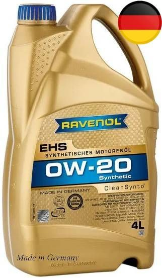 Масло моторное RAVENOL 0W-20 Синтетическое - купить в интернет-магазине OZON (602280187)