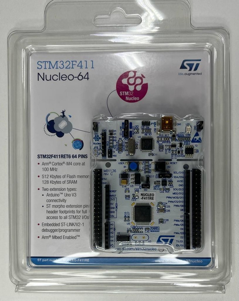 ПЛАТА Отладочная Nucleo-F411RE на базе MCU STM32F411RET6 - купить с ... ПЛАТА Отладочная Nucleo-F411RE на базе MCU STM32F411RET6 - купить с ...