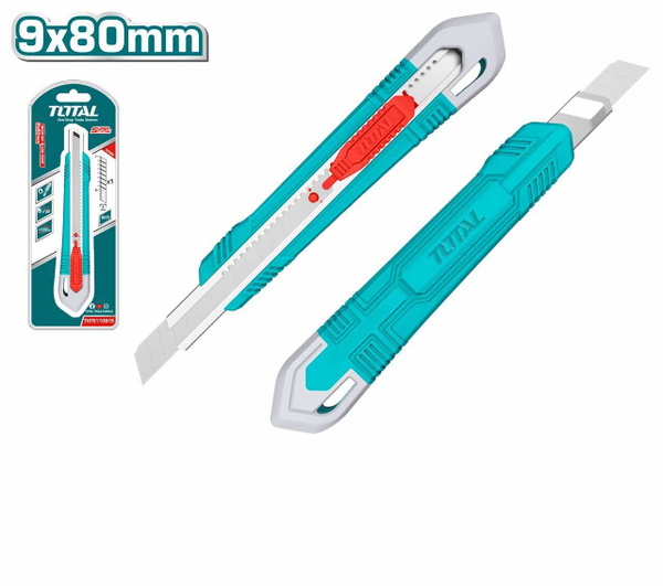 Нож строительный 9 mmx80mm TOTAL - купить по доступной цене в интернет ...