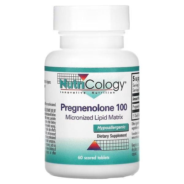Nutricology, Прегненолон 100, 60 таблеток с насечкой - купить с ...