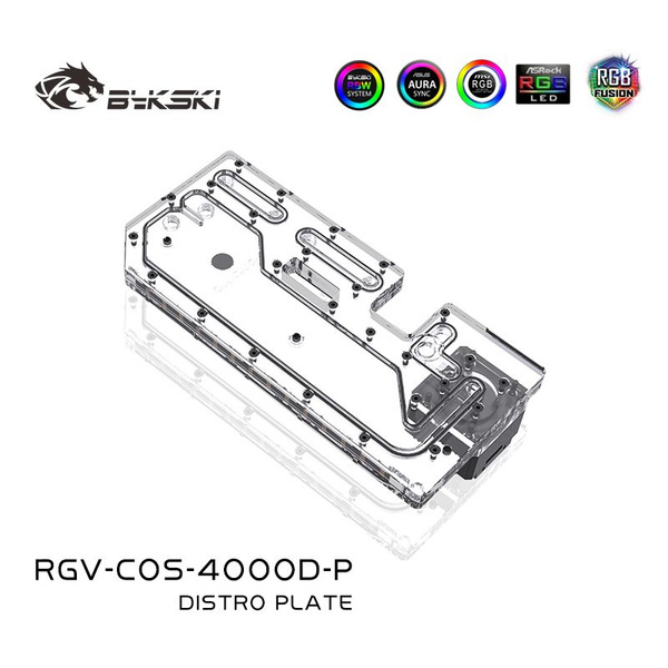 Пластина Bykski Distro для корпуса Corsair 4000D, контур водяного ...