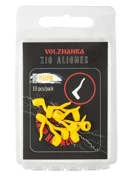 Carp Hammer Лентяйка для Риг Зиг "Volzhanka Zig Aligner" цвет Yellow (10шт/уп) - купить по ...