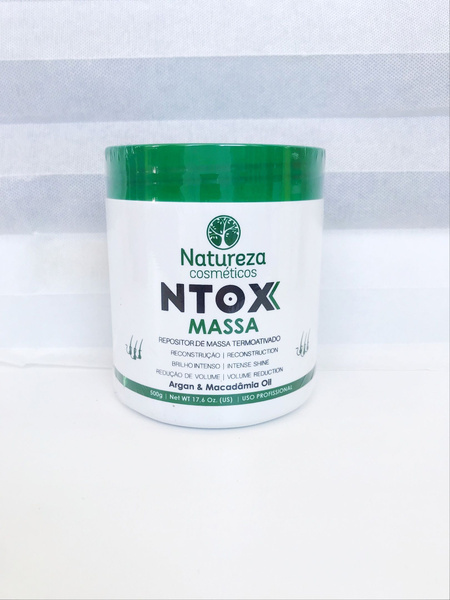 Ботокс с выпрямлением волос NATUREZA NTOX MASSA Натуреза масса 500гр ...