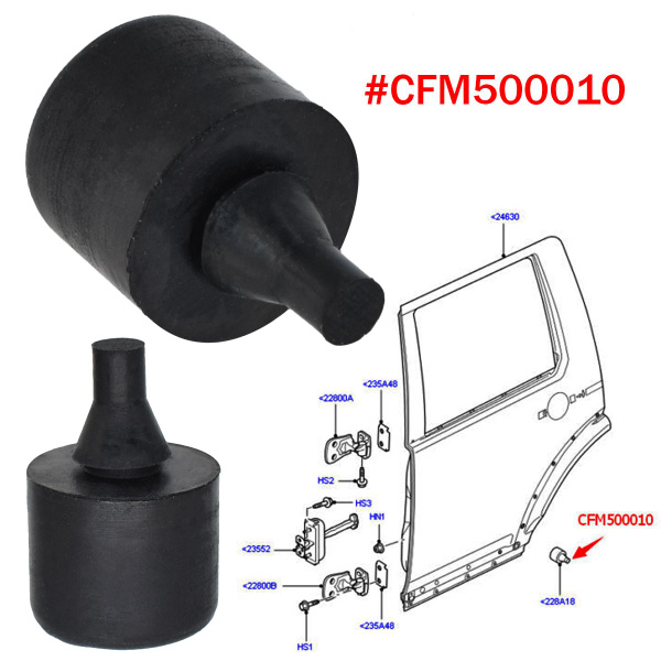 CFM500010 2шт. дверной бампер стоп резиновые буферы для Land Rover LR2 ...