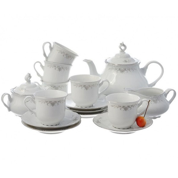 Сервиз чайный с чайником Thun, на 6 перс. купить c доставкой на OZON по низкой цене (1001260568)