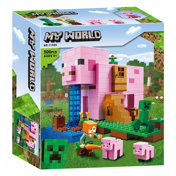 Конструктор Lari (Bela) My World: Дом-свинья, 506 дет. (11585 ...