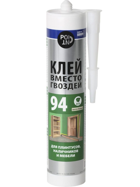 Монтажный клей Point жидкие гвозди 280 мл0.3 кг, бежевый - купить по ...